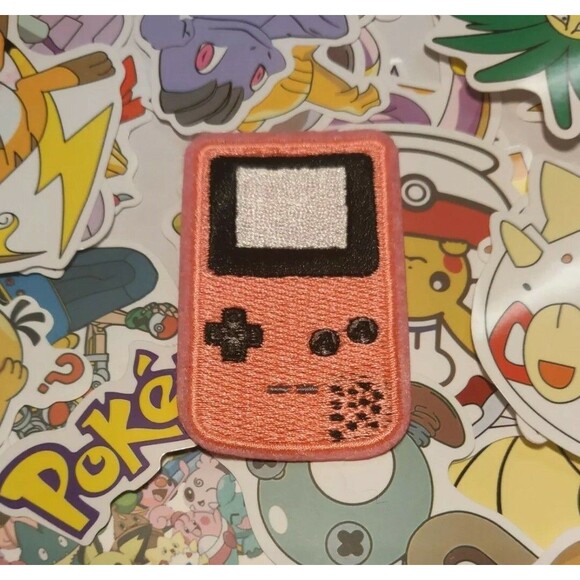 Accessories | Pink 25 Gameboy Embroidered Nintendo Iron Onpatch 5 ...